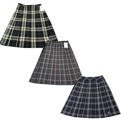 中古日制古着学院风校供格子高校正统校供JK制服半身裙制服裙1