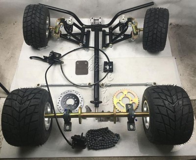 diy箱子卡丁车配件5寸前后悬挂
