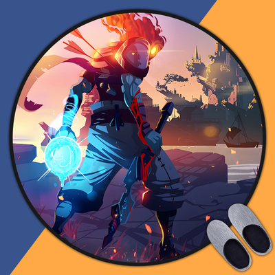 死亡细胞防滑圆形地垫