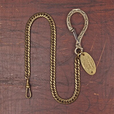 METALIZE黄铜马蹄大钩绅士裤链