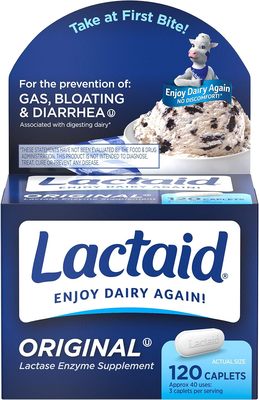 美国代购Lactaid Original Strength Lactose Intolerance Relief