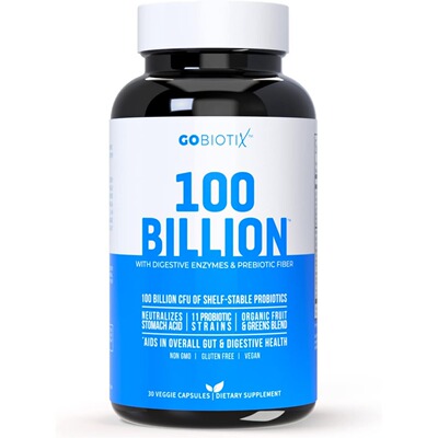 美国代购100Billion Probiotics Prebiotics Supplement