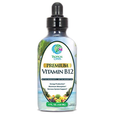 Tropical Oasis Sublingual Vitamin B12 Liquid Drops (as Methy
