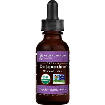 美国代购Global Healing Detoxadine Organic Nascent Iodine