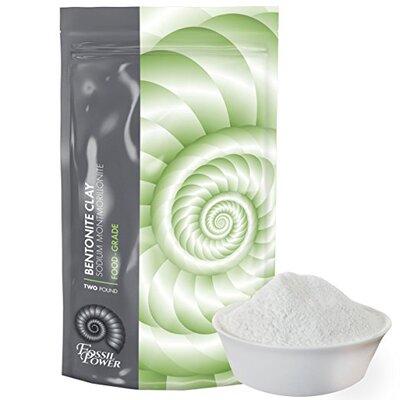美国Bentonite Clay Food Grade Powder - 2 LB Pure Natural
