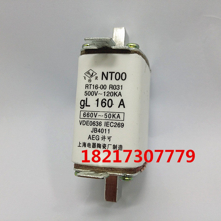上海电器陶瓷厂 NT00-160A 100A 125 63A32A50A飞灵熔断器保险丝_虎窝淘