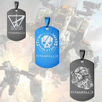 Titanfall 2泰坦陨落2周边项链吊坠钥匙扣挂件 配珠链送钥匙圏