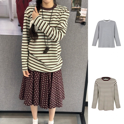 现货秒发 COEMES 官方授权 25新款条纹t恤上衣