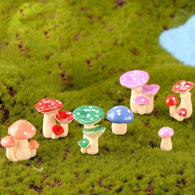 田园景观生态瓶可爱风蘑菇小饰品