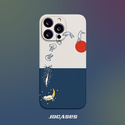 猫猫跳水 iphone16promax手机壳小众菲林壳防摔苹果17全包软壳安卓