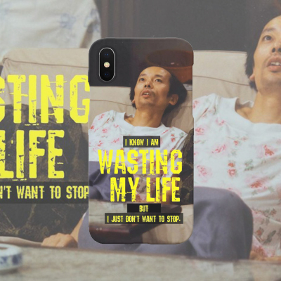 葛优躺 浪费生命 15promax手机全包软硬壳菲林苹果防摔安卓