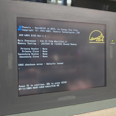Acrosser ARM9682733 8 PCBase Fan Industrial Touch Panel Comp