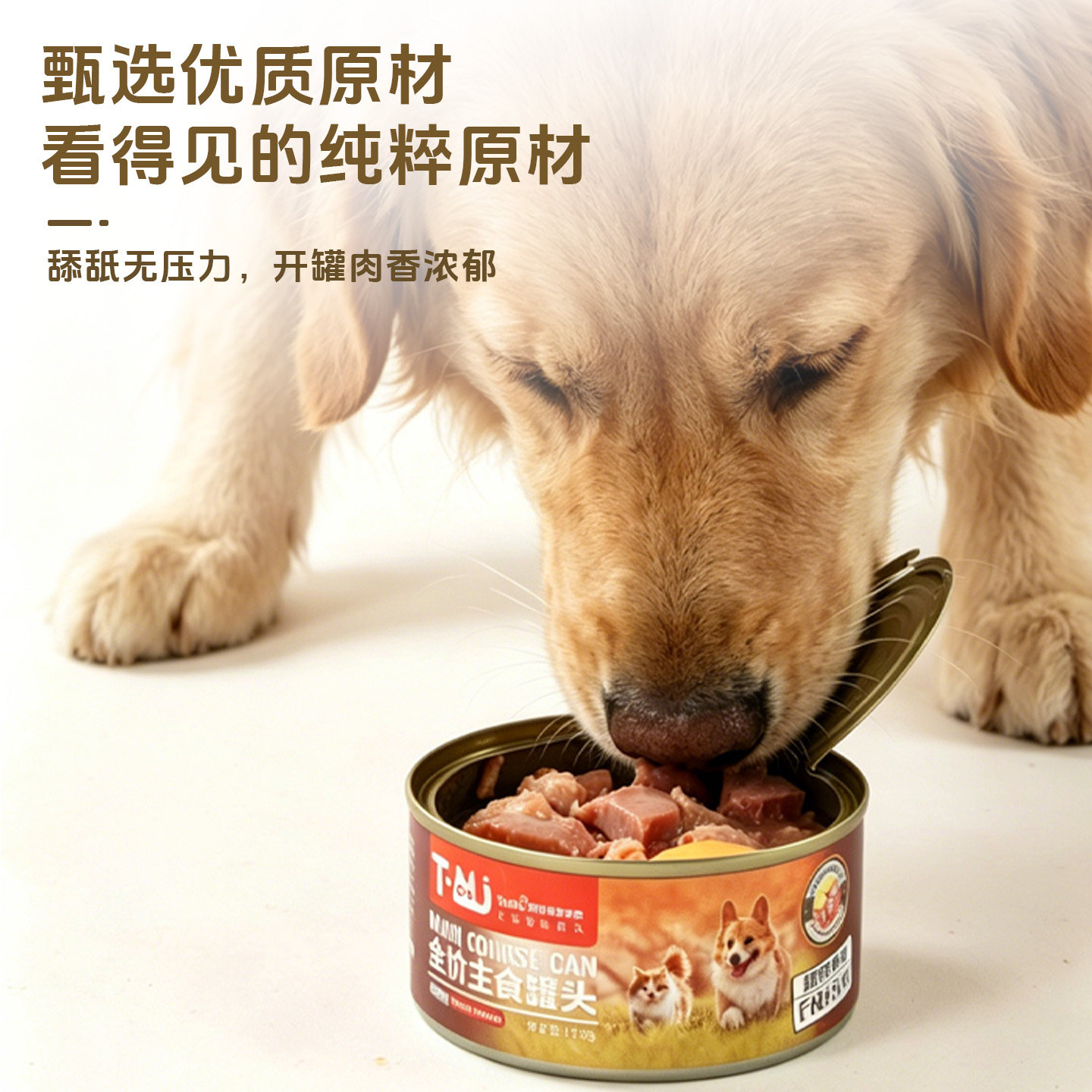 TMi猫狗通用零食罐头原切肉粒(组合装)