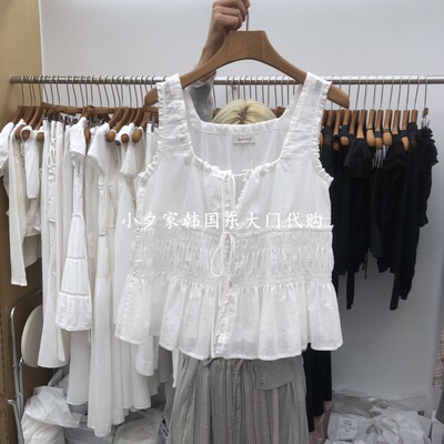 一件包邮 小夕韩国东大门代购DRESS ROOM 26夏款女装 吊带背心