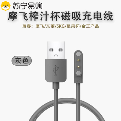 顺丰次日达摩飞榨汁杯磁吸充电线