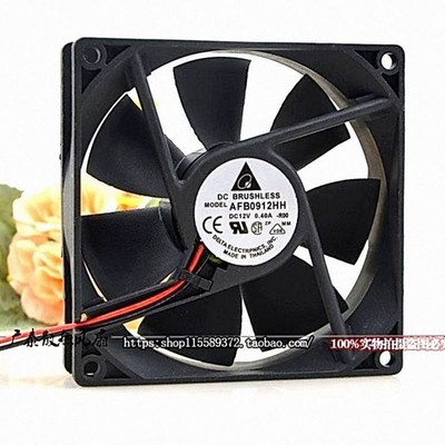 原装台达 DELTA AFB0912HH 0.40A 12V 9025 双滚珠 机箱 9CM 风扇