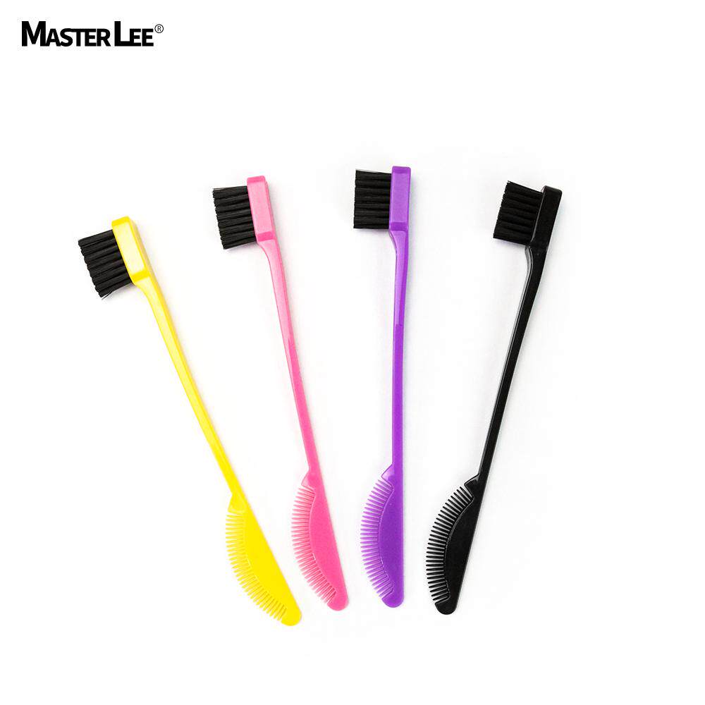 理发店两用眉刷双头刷美发工具化妆刷护发假发刷染发刷眉毛梳子