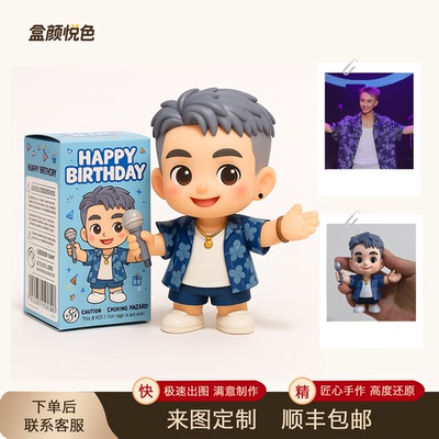 【盲盒定制】真人照Q版人偶盲盒生日礼物男朋友女朋友明星纪念日