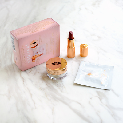 Charlotte Tilbury CT唇膏1g Pillow Talk 2 Medium魔法面霜7mL套