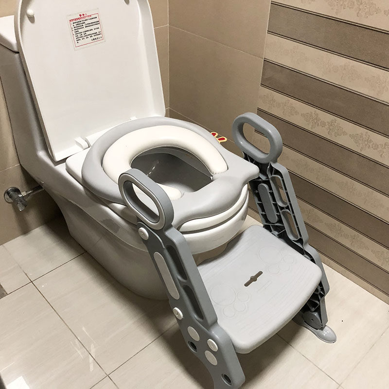 婴儿童马桶圈架坐便器女宝宝男孩厕所辅助凳垫小孩家用折叠楼梯式