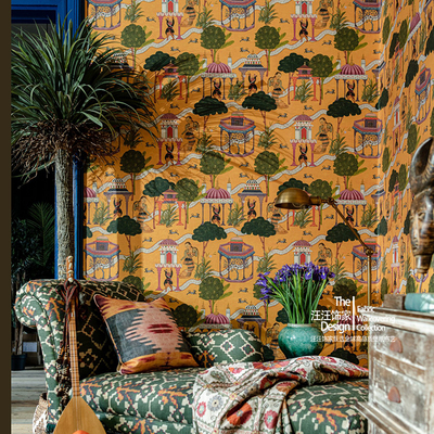 罗马尼亚原装进口墙纸背景墙