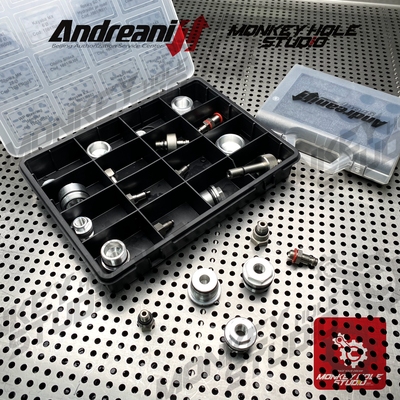 andreani 安德烈尼 专业减震器工具 真空注油机通用接头配件盒