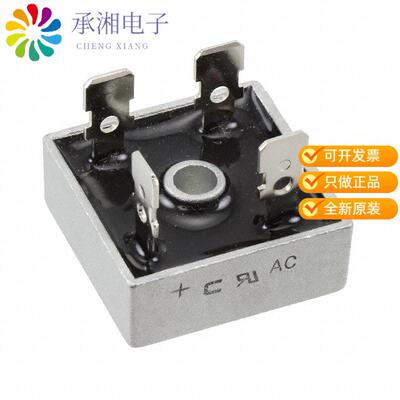 全新KBPC3502-G正品BRIDGE RECT 1PHASE 200V 35A KBPC