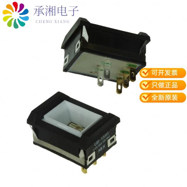 全新UB15NBKG015C正品SWITCH PUSH SPDT 0.4VA 28V