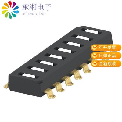 正品1-1825006-6原装SWITCH DIP SPST SLIDE 8POS SMD