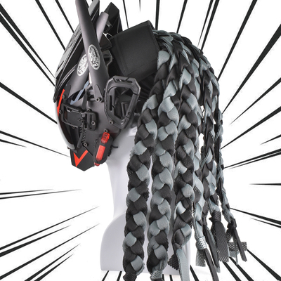 面具战术头套赛博朋克假发潮头巾