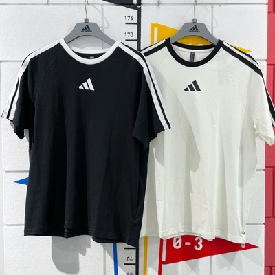 阿迪达斯男宽松短袖圆领T恤