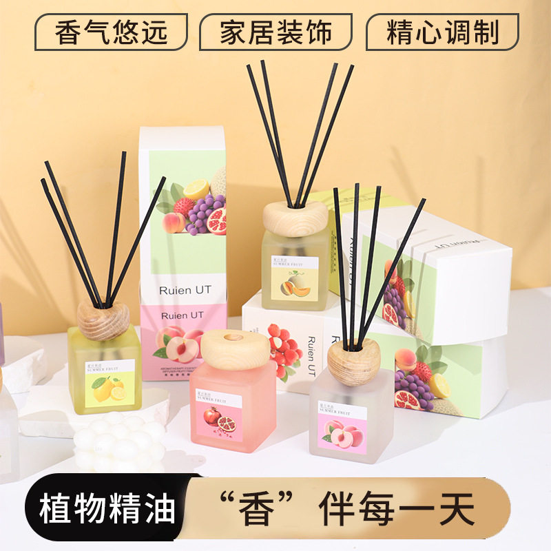 果语水果香薰蜜桃葡萄家用室内持久留香酒店同款无火香薰挥发液