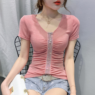 0洋气新款时尚心机小众短袖t恤