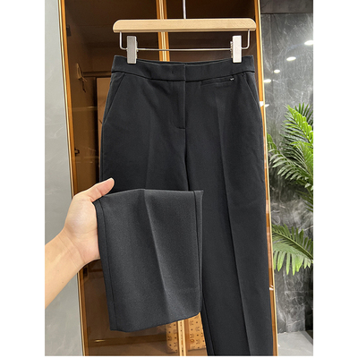 日本进口料锥形烟管九分休闲西裤