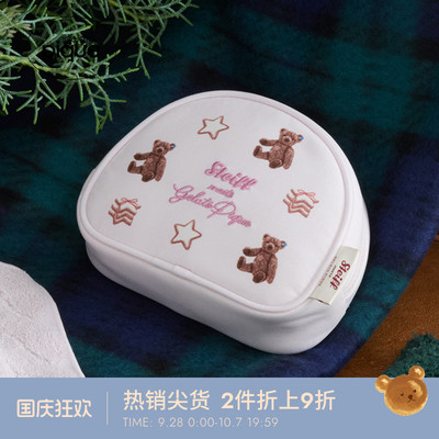 gelato pique秋冬女收纳包Steiff熊星星化妆包PWGB255721