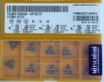 TCMT110204 VP15TF US735日本【三菱】/数控刀片/正品/现货/荐