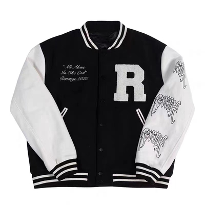 Revenge Varsity Jacket潮牌中国限定夹克宽松刺绣棒球服嘻哈外套