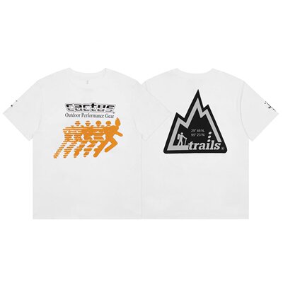 Travis Scott Cactus Jack Trails Performance Tee火柴人短袖T恤