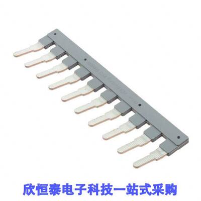 0203137连接器 《 JUMPER TERM BLK 10POS FLAT PIN    》