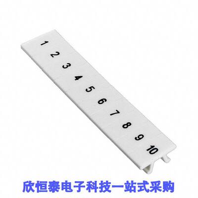 0805739:0001连接器 《 ZA【 STRIP 10-SECTION WHITE    》