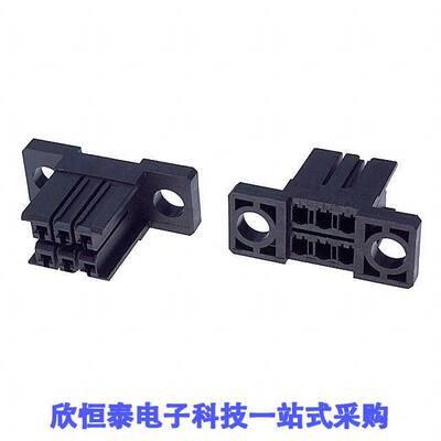 1-917266-3连接器 《 CONN RECEPT 6POS DUAL PNL MT    》