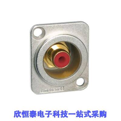 ACJD-RED连接器 《 CONN RCA JA【 CHASIS MOUNT RED    》