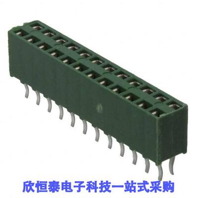1-215307-2连接器 《 CONN RCPT 24POS 0.1 GOLD PCB    》