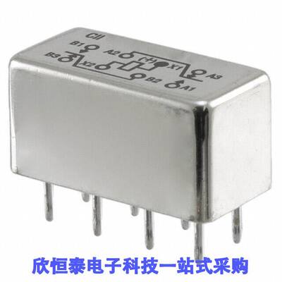 HFW1201K46继电器 《 RELAY GEN PURPOS DPDT 2A 26.5VDC    》