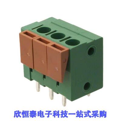 1776260-3连接器 《 TERM BLK 3POS TOP ENT 5.08MM PCB    》