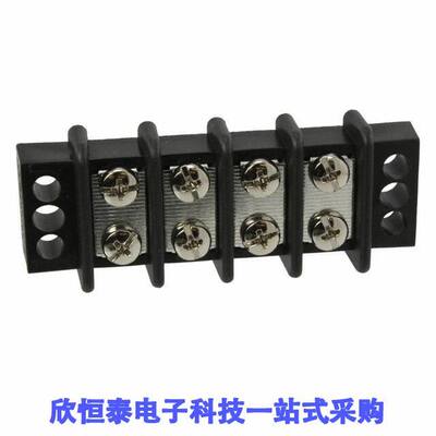 1546310-4连接器 《 CONN BARRIER STRIP 4CIRC 0.563