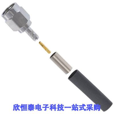 CONREVSMA007连接器 《 CONN RPSMA PLUG STR 50OHM SOLDER    》