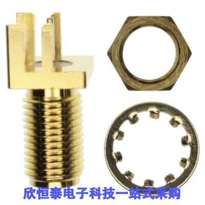 132289RP连接器 《 CONN RPSMA RCPT STR 50OHM EDGEMT    》