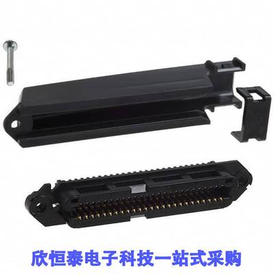5229913-1连接器 《 CONN RCPT 50POS R/A IDC    》