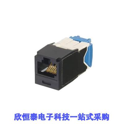 CJK6X88TGYL连接器 《 MINI-COM KEYED MODULE, CAT 6A, U    》